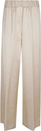 PESERICO Femme, Pantalons, Beige, Taille: 42 FR Pantalon &Eacute;l&eacute;gant Nude & Neutrals