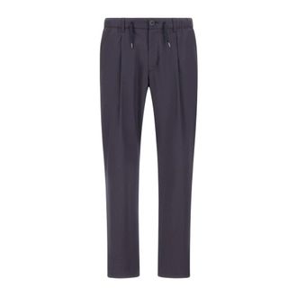 Herno Leichte Baumwoll-Stretchhose - - Trousers - Herren - Blau - M