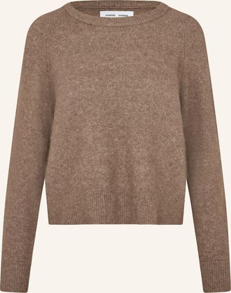 Sams&oslash;e & Sams&oslash;e Sams&oslash;e Sams&oslash;e Pullover Nor O-N Short Mit Alpaka braun
