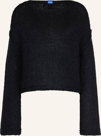 HUGO BOSS Hugo Pullover Scarly Mit Alpaka schwarz