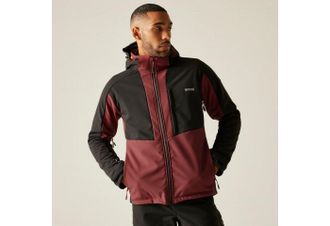 Regatta Softshelljacke Hewitts mit Kapuze und Unterarmbel&uuml;ftung