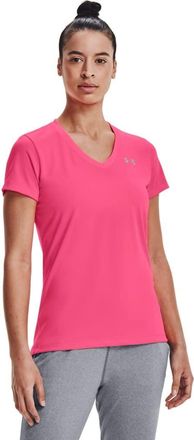 Under Armour Tech V-Neck T-Shirt Damen rosa, XL Damen