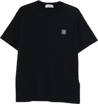 Stone Island Homme, Tops, Noir, Taille: XL T-shirt
