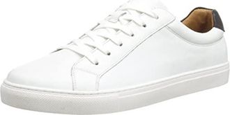 Hush Puppies Homme Colton Basket, Blanc, 42 EU