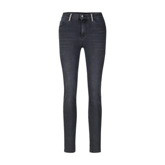 Liu Jo Funkelnde Skinny Jeans mit Strass-Verzierungen - - Jeans - Damen - Grau - W25