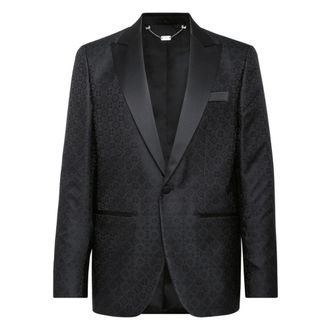 Billionaire Boys Club Homme, Vestes, Noir, Taille: L Blazer Jacquard Satin&eacute;