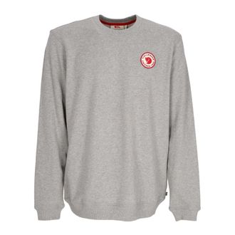 Fj&auml;llr&auml;ven 1960 Logo Crewneck Sweatshirt Grau - - Sweatshirts & Hoodies - Herren - Grau - M