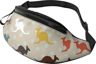 Generic Brustbeutel Stylisch Brusttasche Einzigartige Tiere Australiens Multifunktionale Lauftasche F&uuml;r Wandern Reisen Fahrrad 14X35Cm