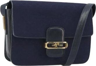 Gucci Sac bandouli&egrave;re vintage doccasion - Femme - Pre-owned - Bleu - Taille: ONE Size