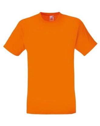 Fruit Of The Loom T-Shirt Original pour Homme (Lot de 3), Orange, S