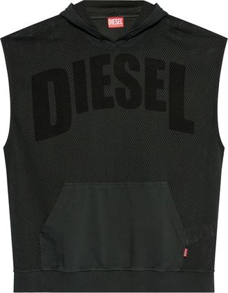 Diesel hoodie S-BOXT-SL-Mesh - Noir