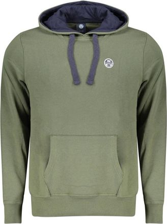 North Sails Homme, Sweatshirts et sweats &agrave; capuche, Vert, Taille: S SweaT-shirt &agrave; capuche &agrave; manches longues