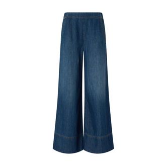 Pinko Pinko, Femme, Jeans, Bleu, Taille: 42 FR Wide Jeans