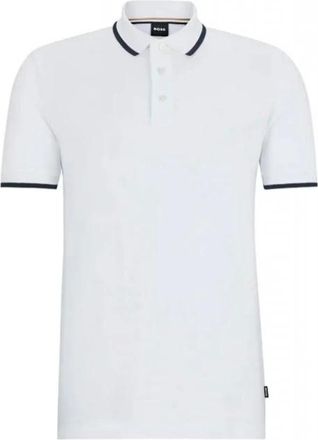 HUGO BOSS Homme, Tops, Blanc, Taille: S Polo Parlay 190