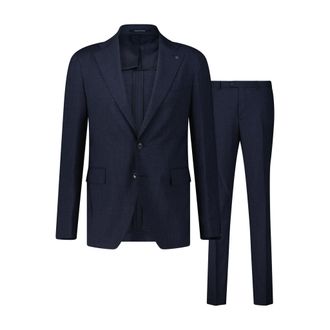 Tagliatore Zweiteiliger Slim Fit Anzug aus Schurwolle