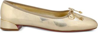Christian Louboutin Femme, Chaussures, Gris, Taille: 38 1/2 EU Sweetie Jane Ballerines