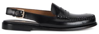 Sebago Womens Low Sandal Dan Black Leather Calfskin