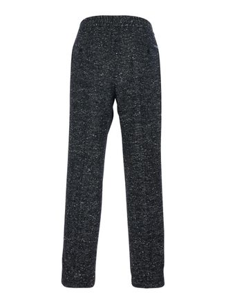 Dolce & Gabbana Mens Dark Grey Trousers With Elasticated Waist Polyamide