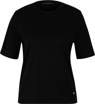 Windsor Klassisches T-Shirt - - Tops - Damen - Schwarzk - L