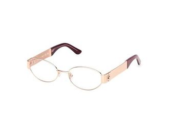 Guess Gu50314 Gafas, 028 Shiny Rose Gold, 52/18/135 Mujer