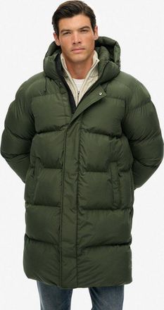 Superdry Steppjacke HOODED SPORTS PUFFER MID JKT