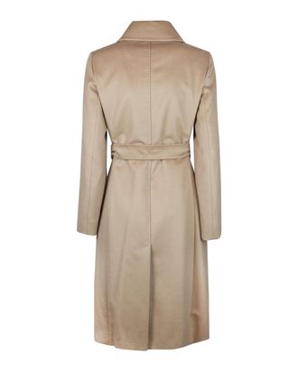 Max Mara Womens Long Wrap Coat Bcollag Camel