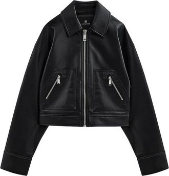 Anine Bing Blouson En Cuir - Noir