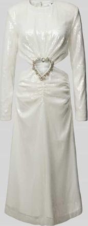 Rotate Midikleid mit Rundhalsausschnitt