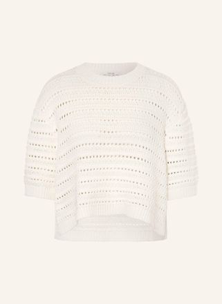 OPUS Strickshirt Ploomina weiss