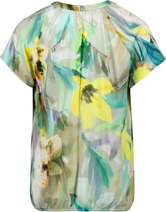 Betty Barclay Satinbluse Damen mit Blumenprint