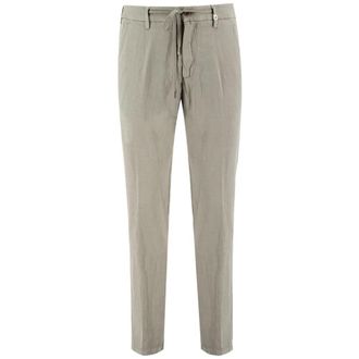 Myths Slim Fit Hose mit Kordelzug - - Trousers - Herren - Gr&uuml;n - L