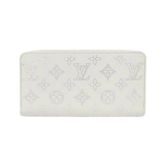 Louis Vuitton unisex, Pre-owned, Blanc, Taille: ONE Size Pre-owned Mahina Long wallet (bi-fold)