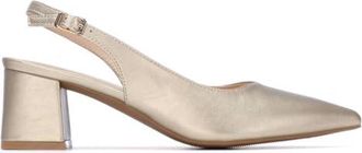 Xti Escarpins Femme Or - Chaussures confortables et polyvalentes - Mode d&eacute;contract&eacute;e - Mod&egrave;le 14536704 (Taille38)