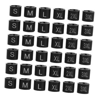 Cabilock 180st&uuml;cke Gr&ouml;&szlig;enringclips Aus Kunststoff Mit Vierzahn Kleiner Gr&ouml;&szlig;enetiketten F&uuml;r Kleiderb&uuml;gel Und Hosenst&auml;nder Einfache Anbringung F&uuml;r Kleidung Und T