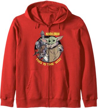 Star Wars The Mandalorian Child Group Shot This Is The Way Kapuzenjacke