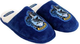 Harry Potter Chaussures de maison bleues unisexes pour adulte Multicolore Taille M