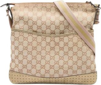 Gucci Pre-owned Vintage Crossbody Bag - - Pre-owned - Damen - Beige - ONE SIZE