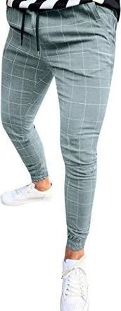 Generic Pantalon chino en coton pour homme - Pantalon de randonn&eacute;e moulant - Stretch - Coupe droite - Coupe ajust&eacute;e - Pantalon de chef avec poches - Pantalon 