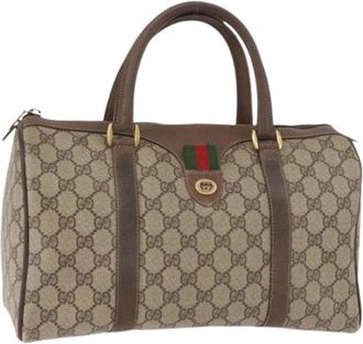 Gucci Sac &agrave; main vintage doccasion - Femme - Pre-owned - Beige - Taille: ONE Size