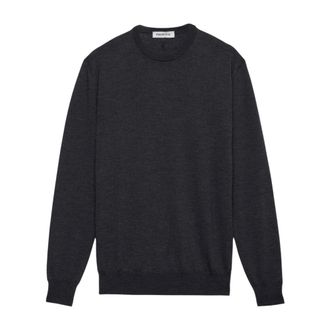Premiata Pmg48 Merinowolle Rundhals Pullover - - Knitwear - Herren - Grau - XL