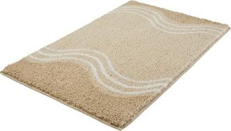 Kleine Wolke Badteppich Move mit 65 x 115 cm in Sandbeige aus 100% Polyester