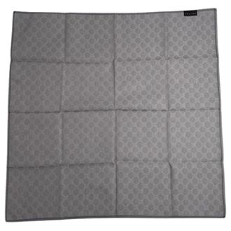 Celine Foulard en soie Pre-owned - Femme - Pre-owned - Gris - Taille: ONE Size