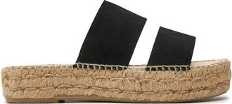 Maneb&igrave; Espadrilles Hamptons Double Sole 2 Bands Sandals K 1.0 JB Schwarz