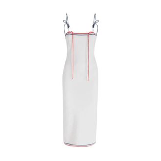 Fendi Monogram Midi Kleid - - Dresses - Damen - Wei&szlig; - S