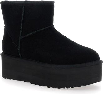 UGG Ugg, Femme, Chaussures, Noir, Taille: 41 EU Bottines Classiques Mini Plateformes
