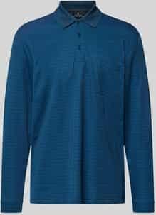 Ragman Regular Fit Poloshirt mit Brusttasche Modell Fineliner