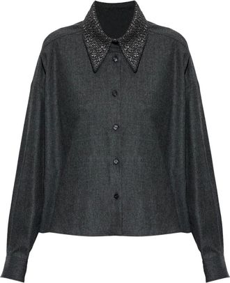 Fabiana Filippi Damen, Blusen & Hemden, Grau, 2XSGr&ouml;&szlig;e