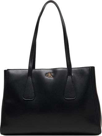 Calvin Klein Handtasche Calvin Klein Ck Medium Work Tote LV04F3442G Schwarz