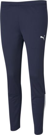 Puma Damen Teamliga Trainingshose, Peacoat, Wei&szlig;, Gro&szlig;