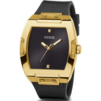 Guess Minimalistisches Edelstahlarmbanduhr im Stil - - Accessories - Herren - Schwarzk - ONE SIZE